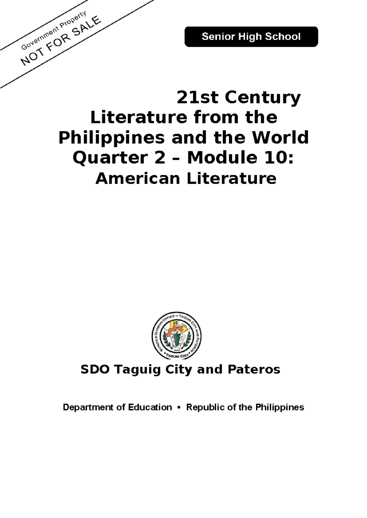 Comparative text analysis - 21st Century Literature from the ...