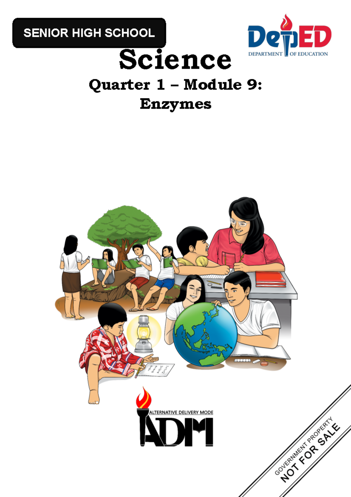 BIO1 Module 9 Enzymes ADM STEM bio Ig-h11 Grade 11-12 ( Stembio 11-12 ...