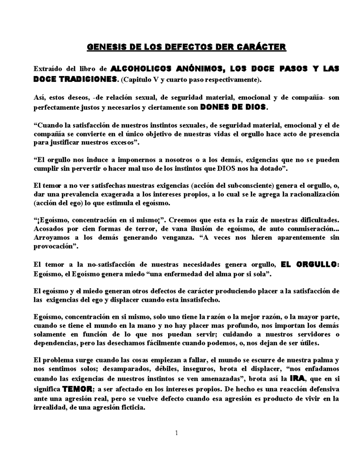 260985088 Genesis de Los Defectos Der Caracter - GENESIS DE LOS ...