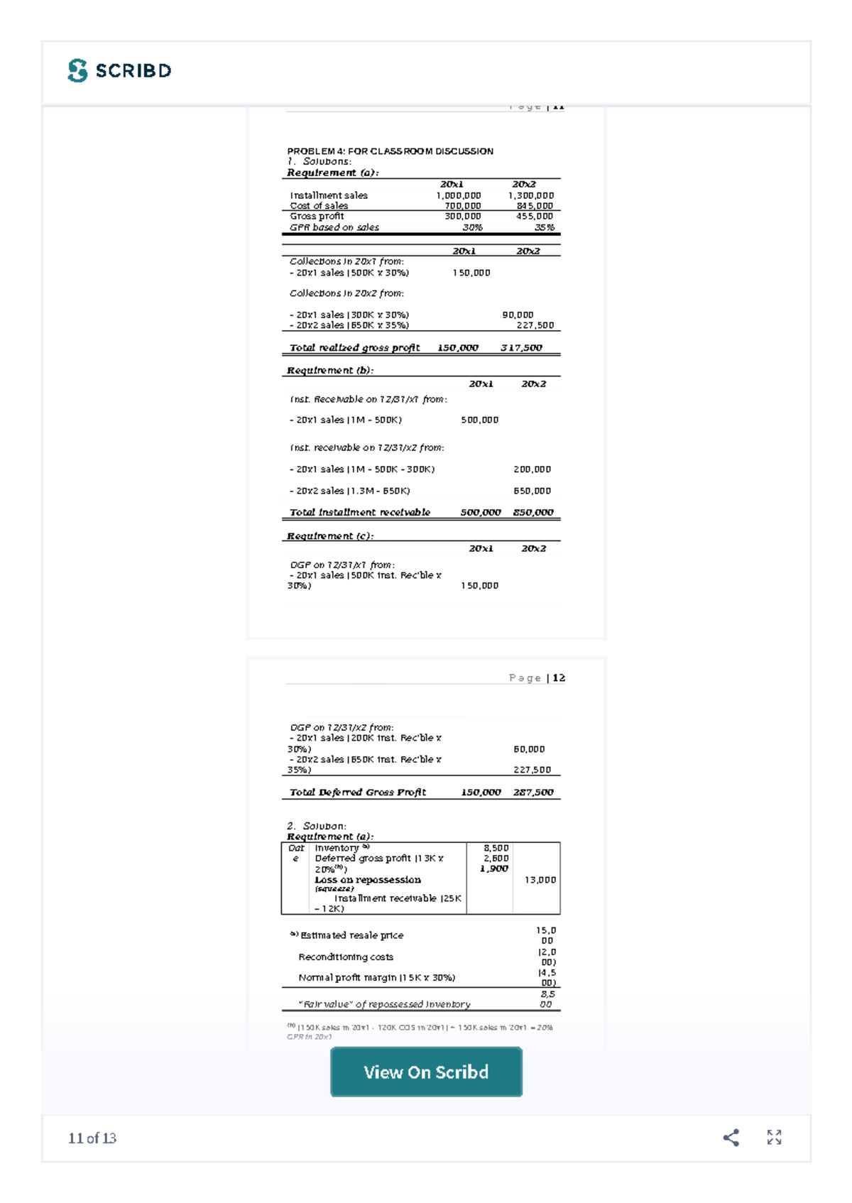 Inbound 8647549861999195101 - P a g e | 11 PROBLEM 4: FOR CLASSROOM ...