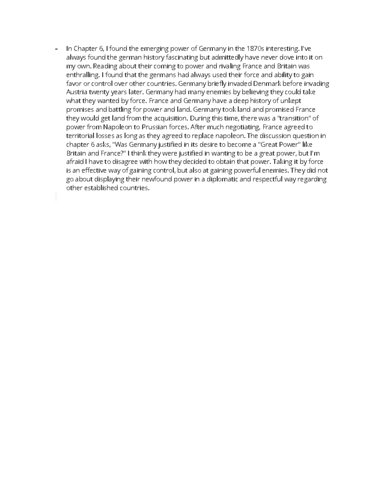 Doc4 - in class assignment that is very useful for final and should be ...