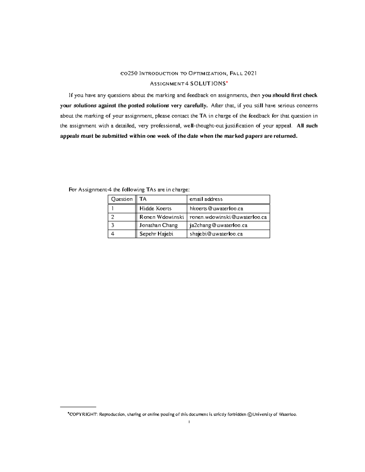 A4 - Solution of the assignment to help you better understanding ...