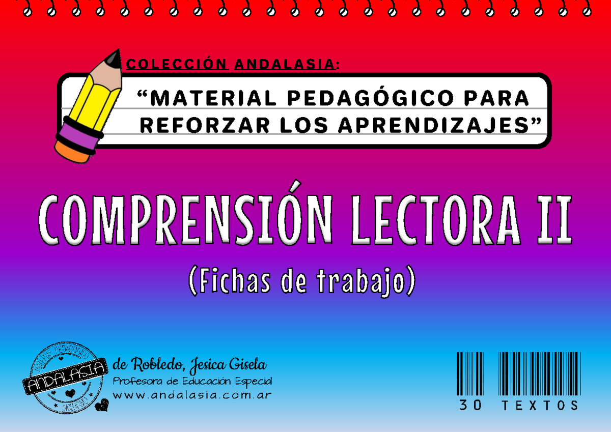 Cuadernillo Comprensión Lectora II - Fichas de Trabajo - de Robledo ...