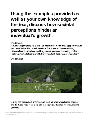 3. Scene Analysis Answers (1) - ‘Hunt for the Wilderpeople’: Chapter 1 ...