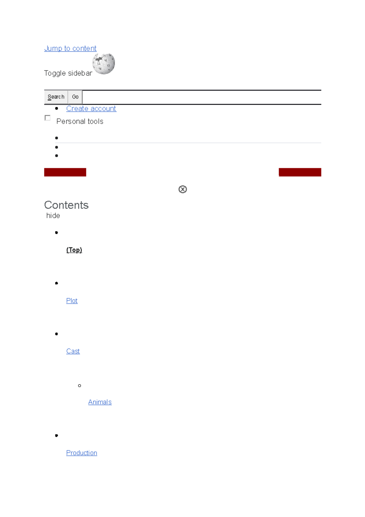 Jump to content - Jump to content Toggle sidebar Create account ...