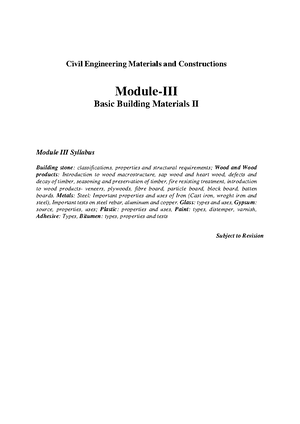S4 Transport Engineering Module 3 - MODULE III Syllabus Introduction to ...