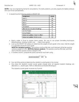 ENGR 120 Engineering Problem Solving I - LA Tech - StuDocu