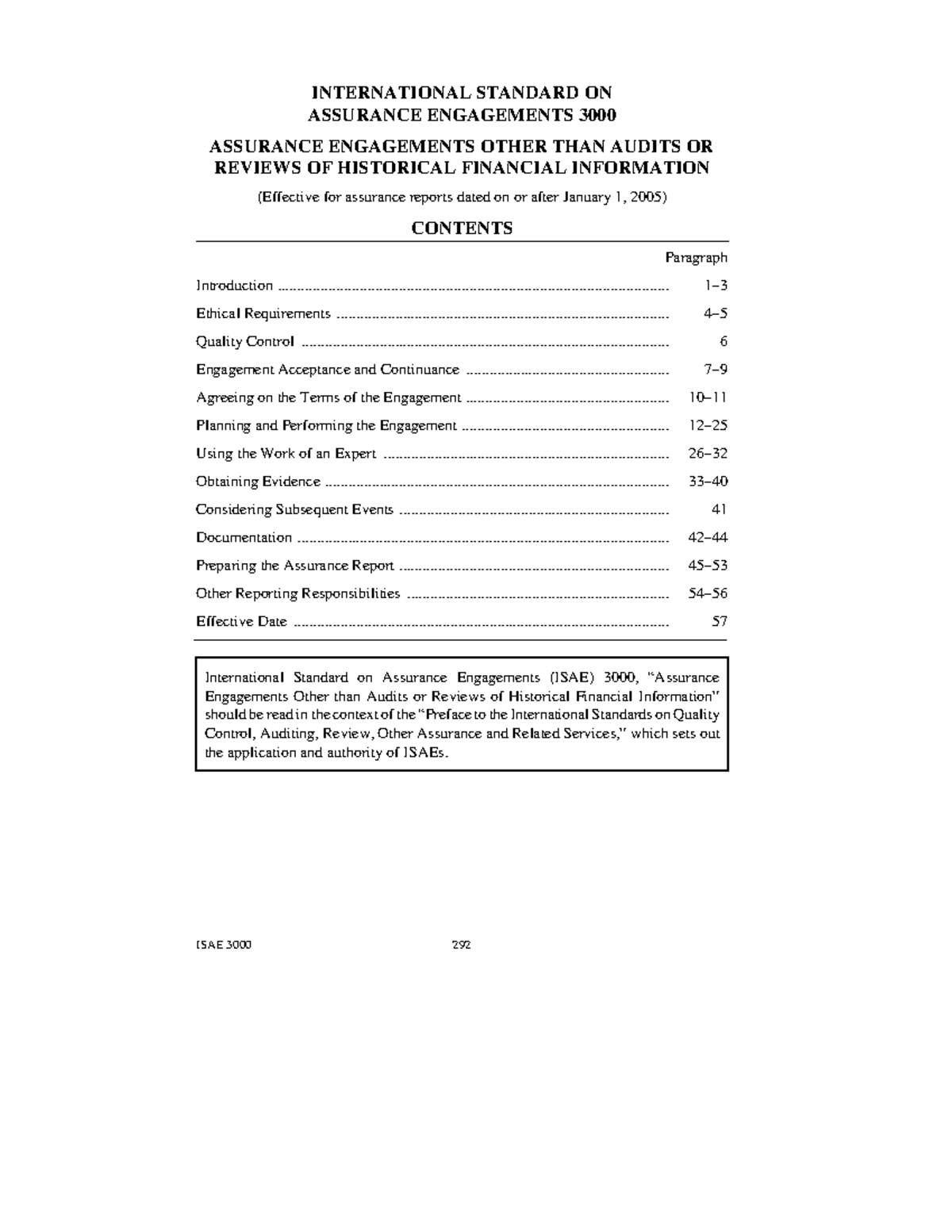 B012 2010 iaasb handbook isae 3000 - INTERNATIONAL STANDARD ON ...