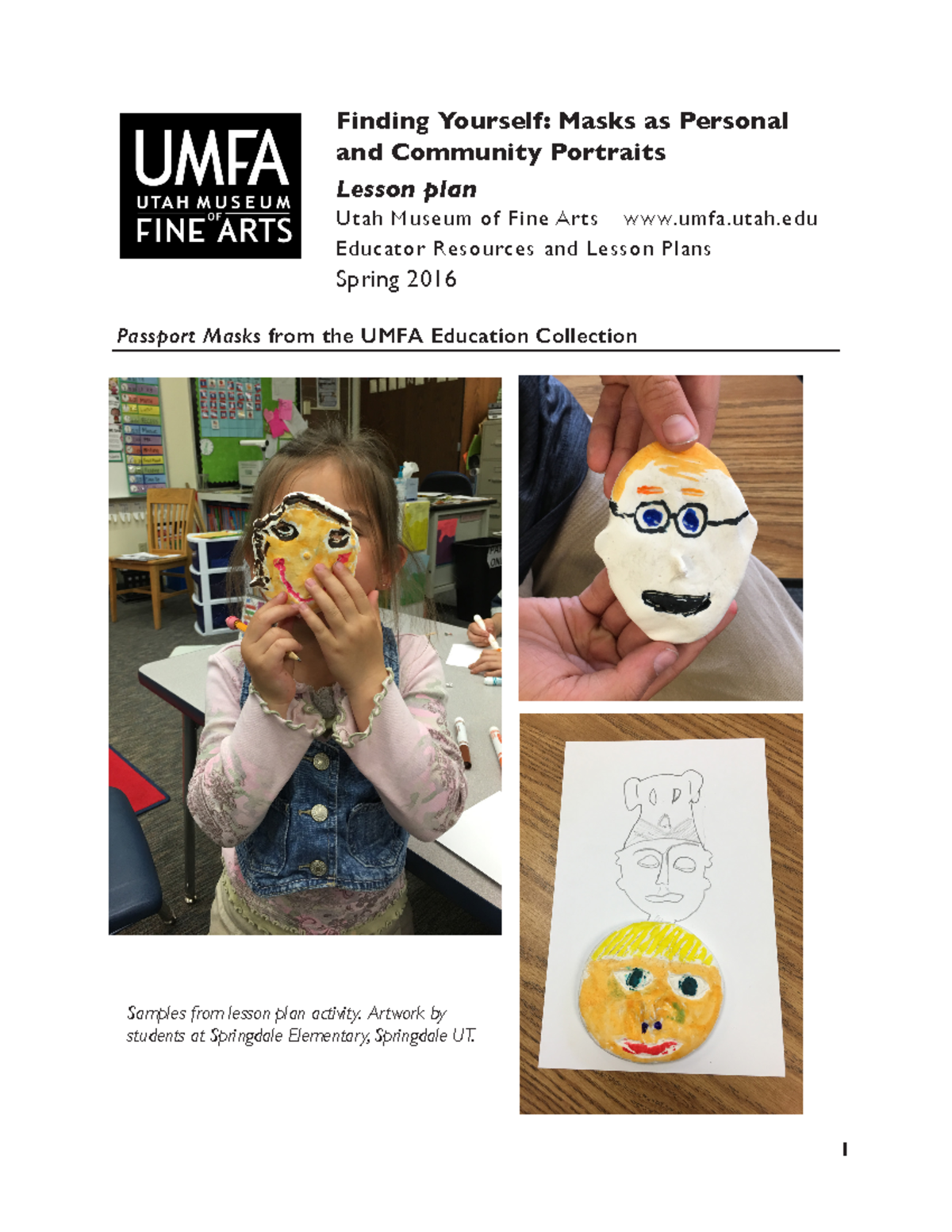 Journey Stories passport masks lesson plan - Finding Yourself: Masks as ...