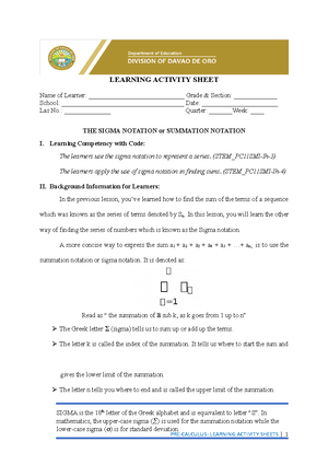 G11-Q1-10-11- Baclaan, LUIS Christopher - LEARNING ACTIVITY SHEET Pre ...
