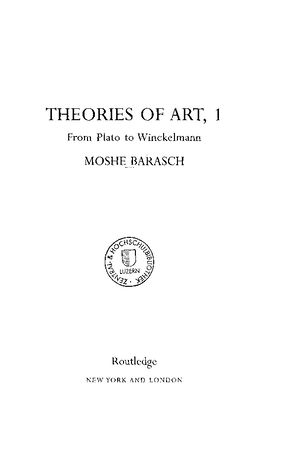 978 1 4438 5439 9 - Art Theory as Visual Epistemology Art Theory as ...