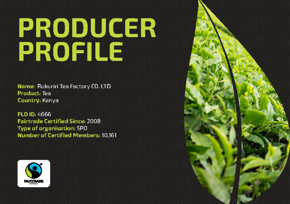 Rukuriri-Digital - PRODUCER PROFILE Name: Rukuriri Tea Factory CO. LTD ...