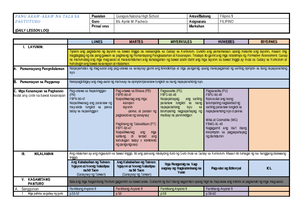 Tigao BPED-2- Lesson-PLAN- Complete - Rueda Street, Calbayog City Samar ...