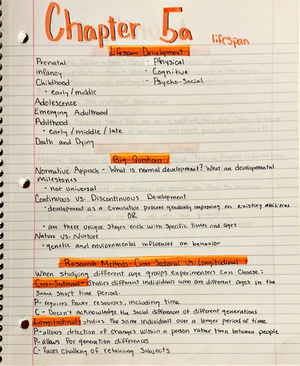 Chapter 3 - Laura Lawn - PSY201 - Studocu