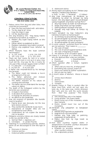PT G10 ESP - THIRD PERIODICAL TEST IN ESP 10 NAME ...