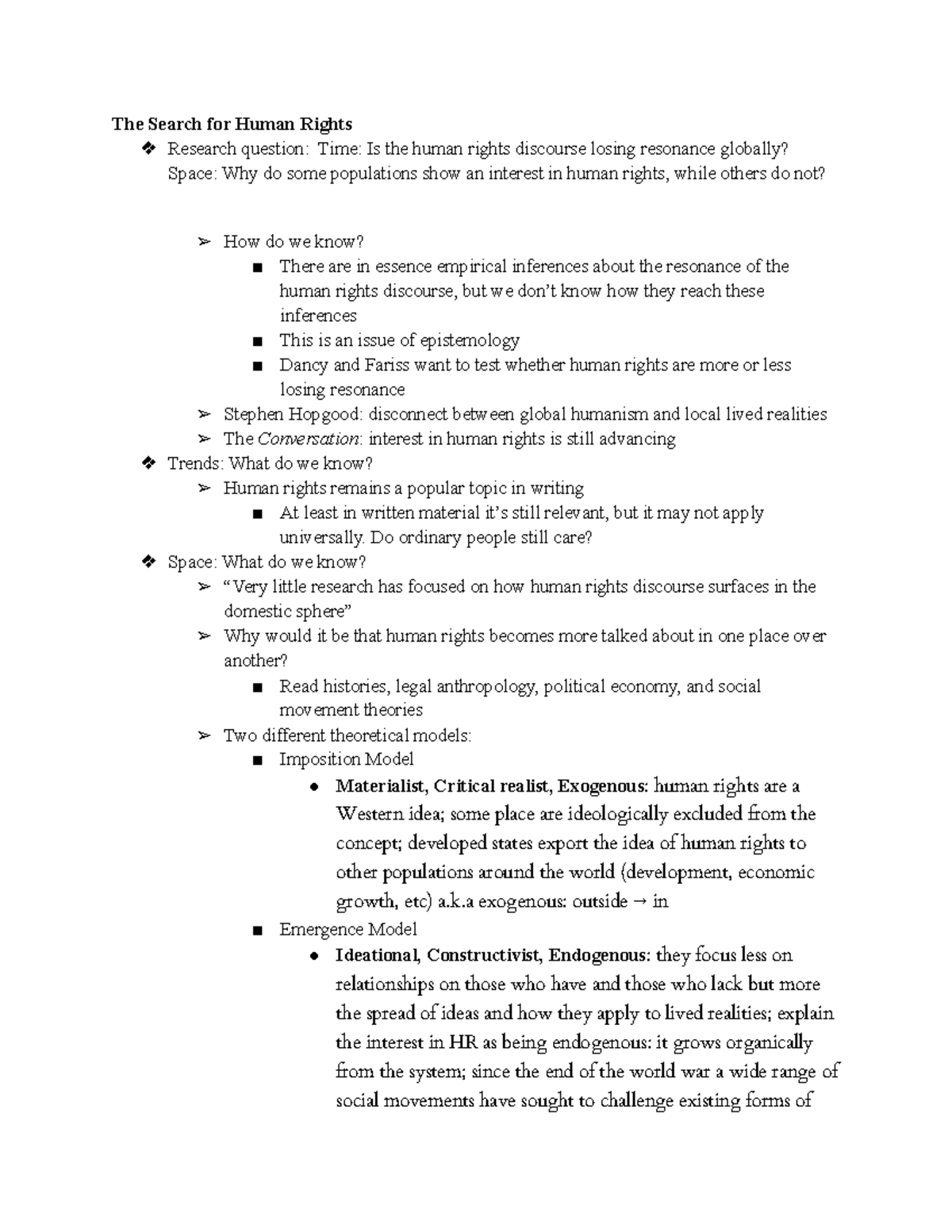 The Search for Human RIghts - The Search for Human Rights Research ...