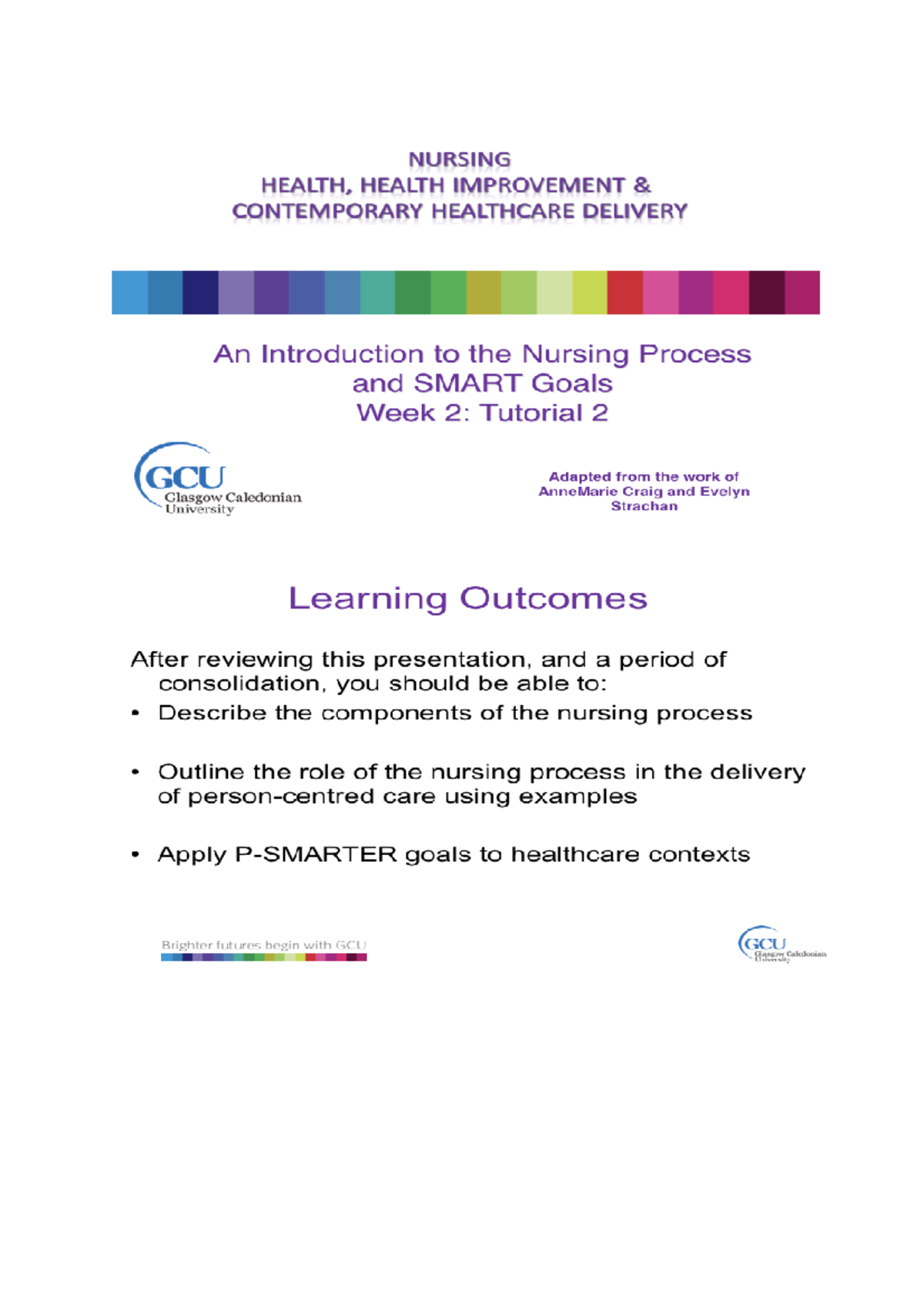 A&p week 3 lecture slides part 1 - M2B723307 - Studocu