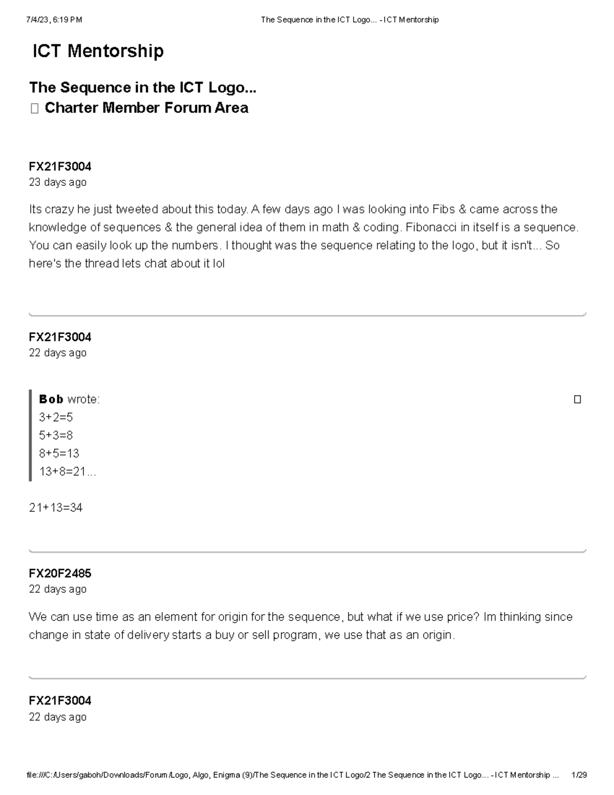 2 The Sequence in the ICT Logo... - ICT Mentorship 2 - The Sequence in ...