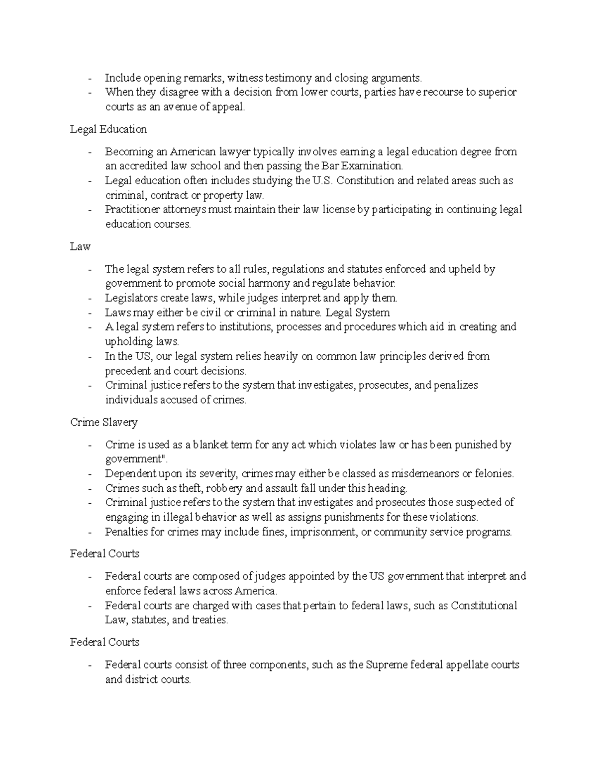 Criminal LAW Notes 2 - Coverage of the elements of crime, such as ...