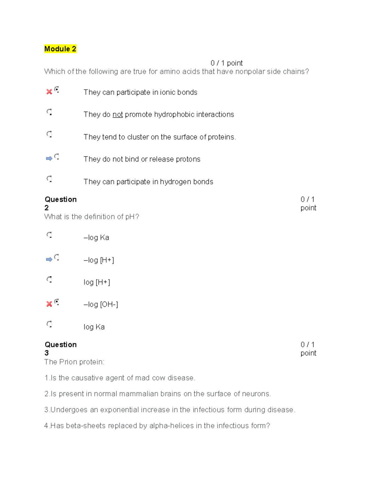 Module 2- Quiz Reasoning - Module 2 0 / 1 point Which of the following ...