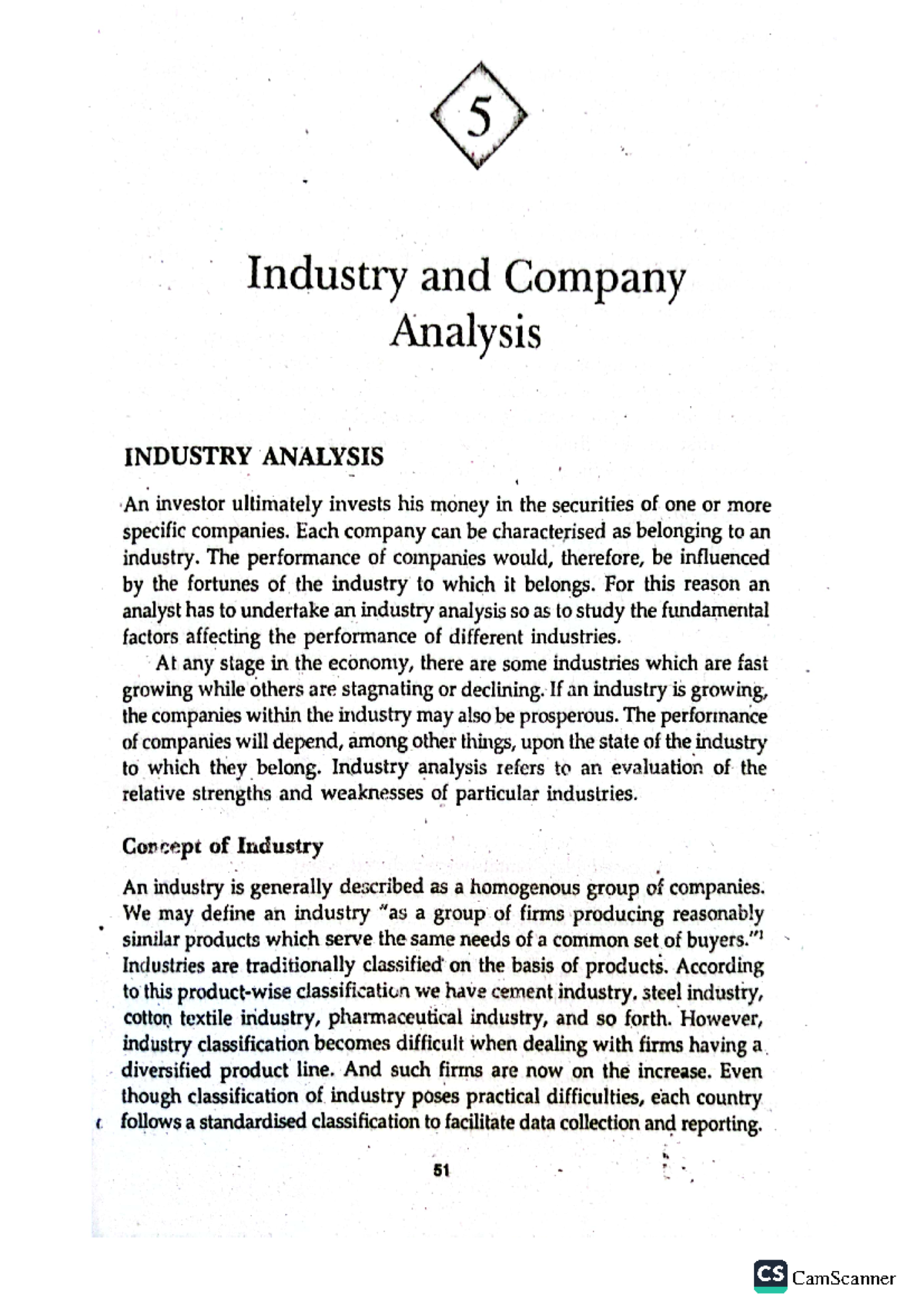 Industry Company Analysis Ch 05 S - 5 Industry and Company Analysis ...