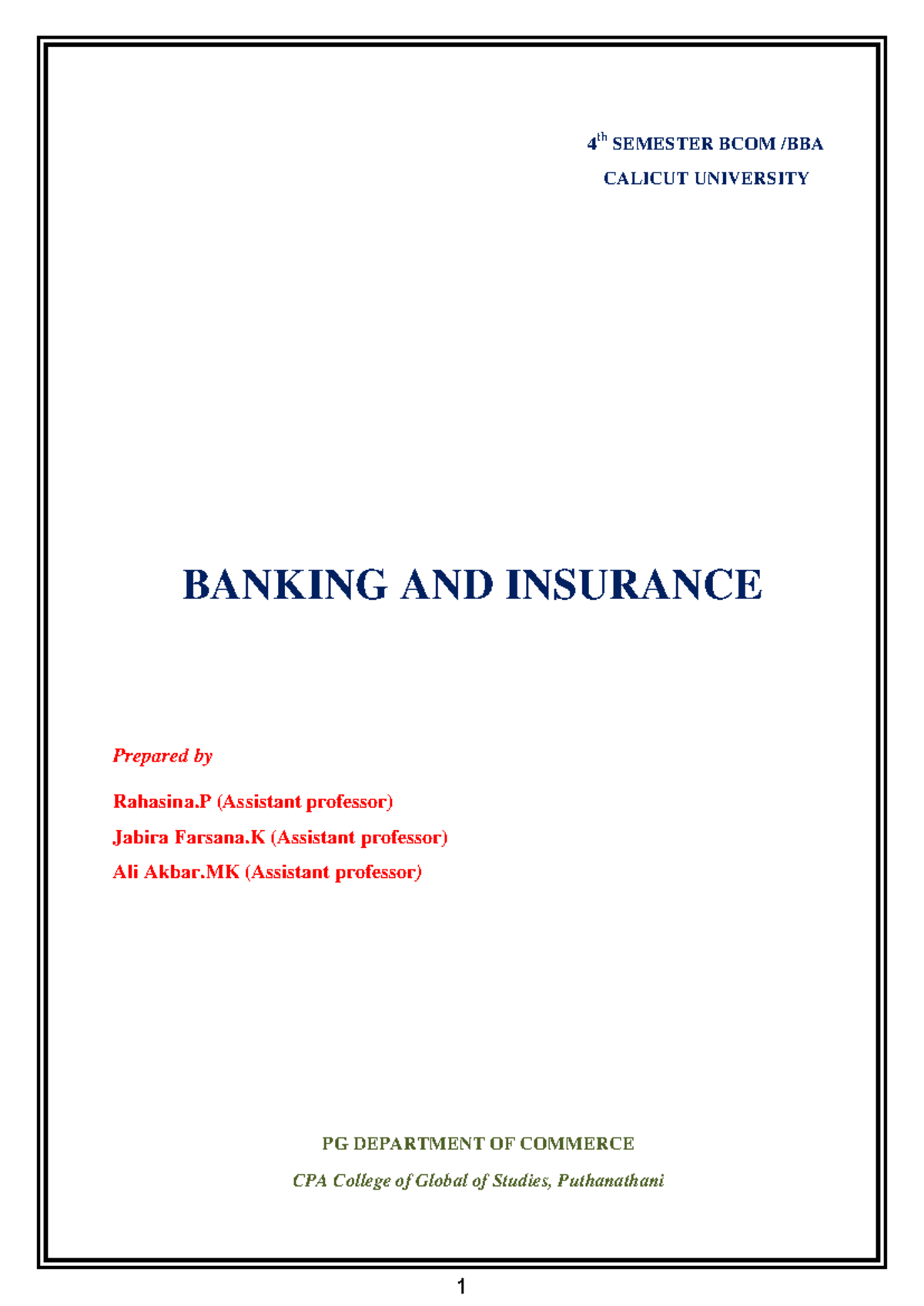 1642155798 Banking And Insurance Pdf Pdf 4 Th SEMESTER BCOM BBA 1642155798-banking-and-insurance-pdf-pdf-4-th-semester-bcom-bba