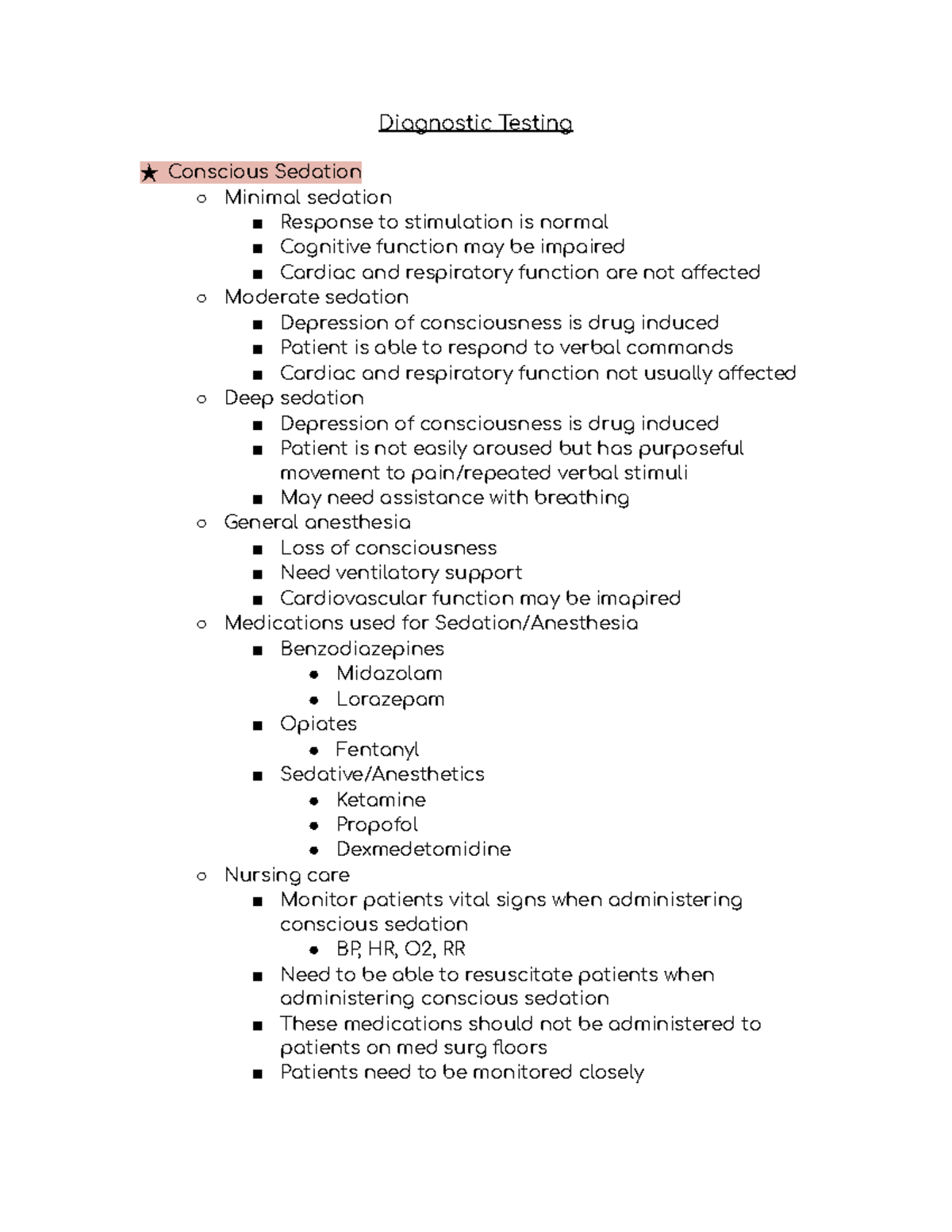 Diagnostic Testing - professor: Kelli Fuller - Diagnostic Testing ...