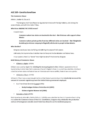 ACC 205 intro notes - ACC 205 • Intro to Business Law Thursday, August ...