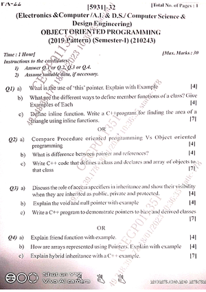 202004 1321li Single Phase AC Circuit - SPPU 2019 Syllabus S.E Computer ...