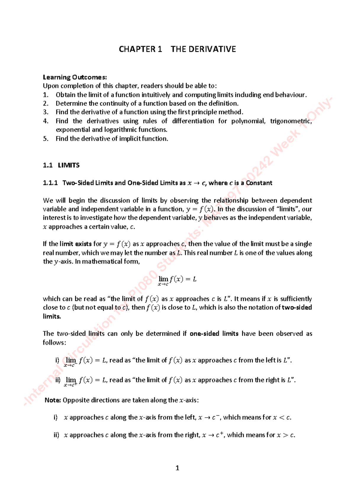 20242 MAT097 Softcopy Notes for Students Week 1 Ainon -Internal ...