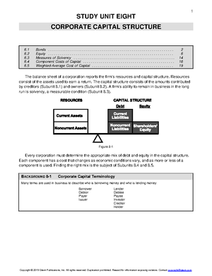 CPA BEC SU1 Outline - CPA review notes - 1 STUDY UNIT ONE BUSINESS ...