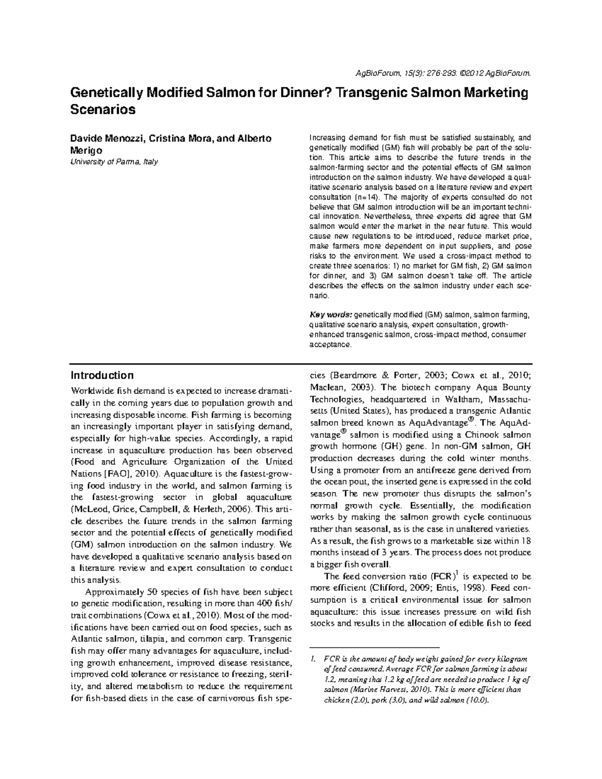 Genetically Modified Salmon for Dinner, Transgenic Salmon Marketing ...
