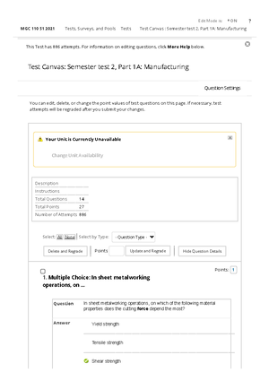 MGC Solidworks PRAC 1 - MGC 110 - SOLIDWORKS Educational Product. For ...