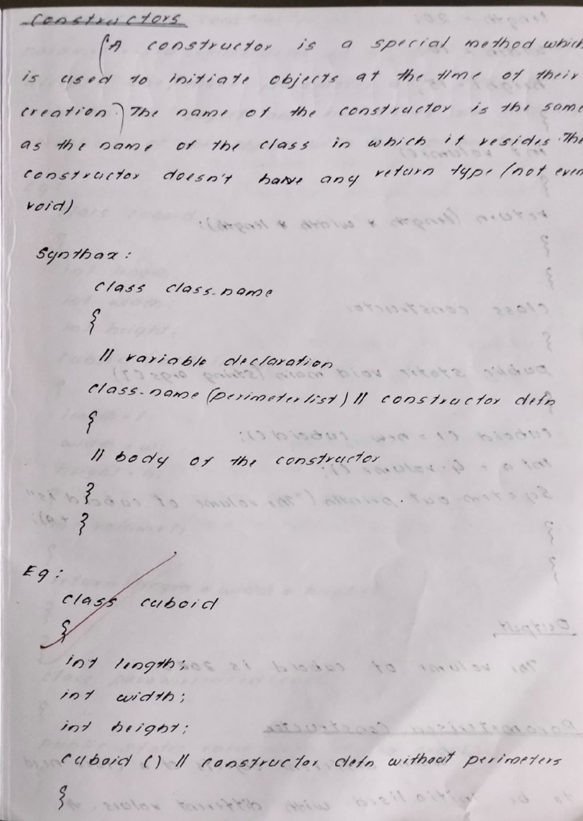 Constructors - This will be a very useful note for java programming students out there. It - Studocu