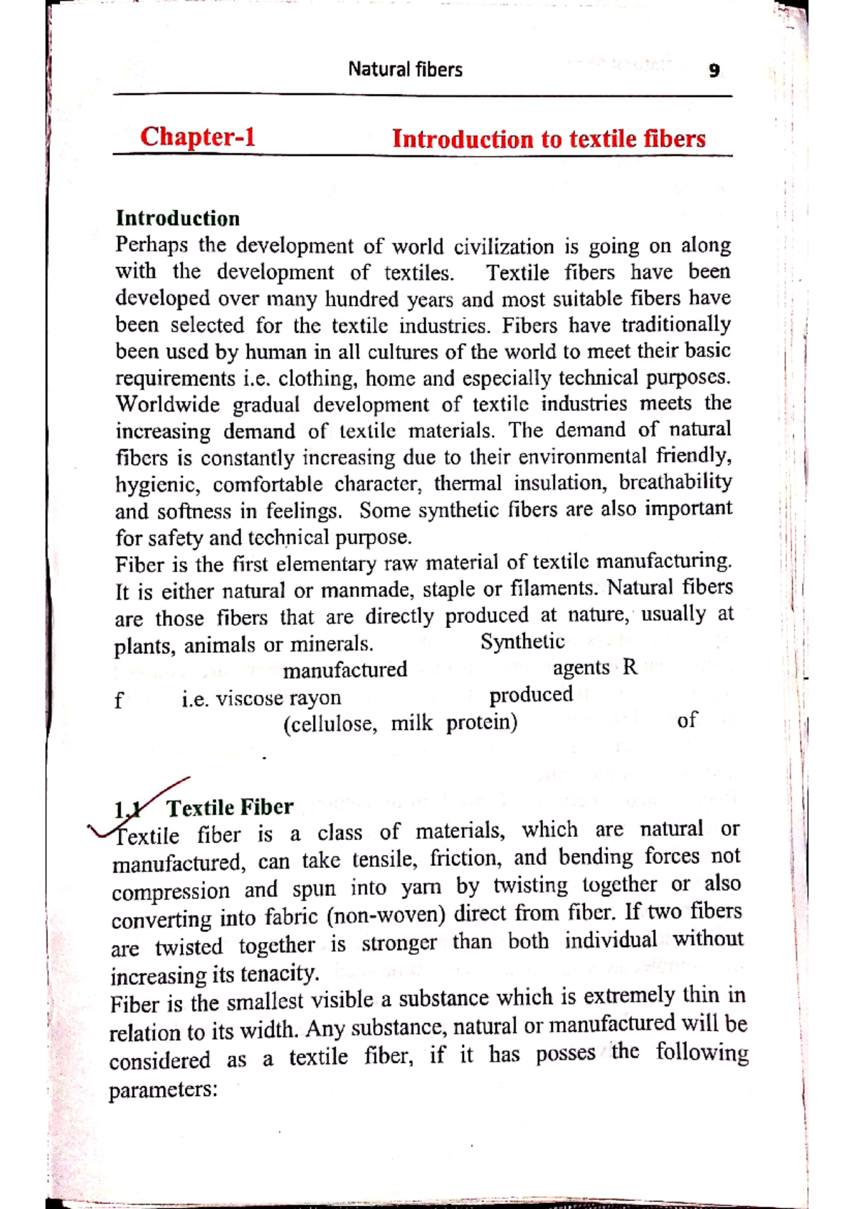 Natural Fibers by Dr. Hosne ara - Textile design - Studocu