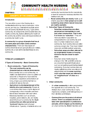 Community Health Nursing 2 (Chapter 3) - CHAPTER 3: Tools 1. DEMOGRAPHY ...