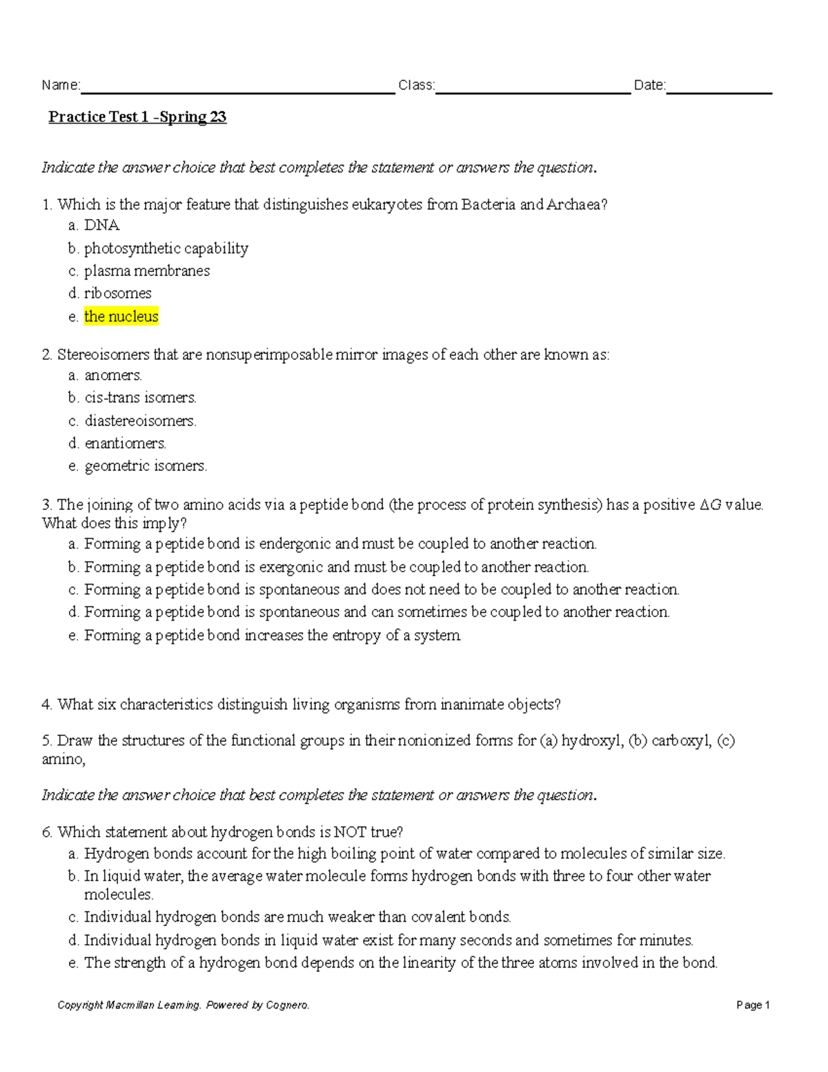 Practice Test 1 Spring 23 2038953673 Practice Test 1 Spring 23
