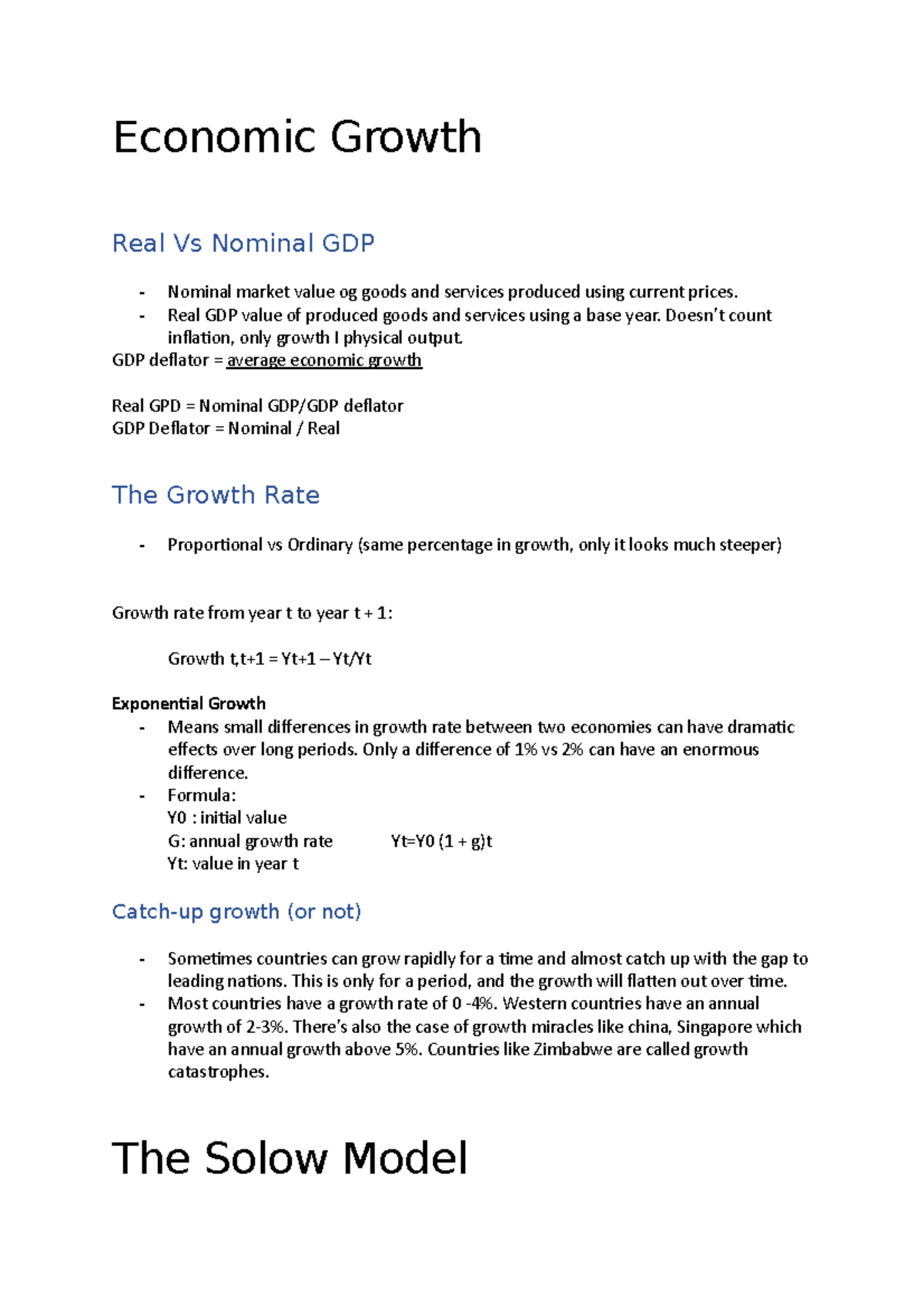 Economic Growth - Economic Growth Real Vs Nominal GDP Nominal market ...