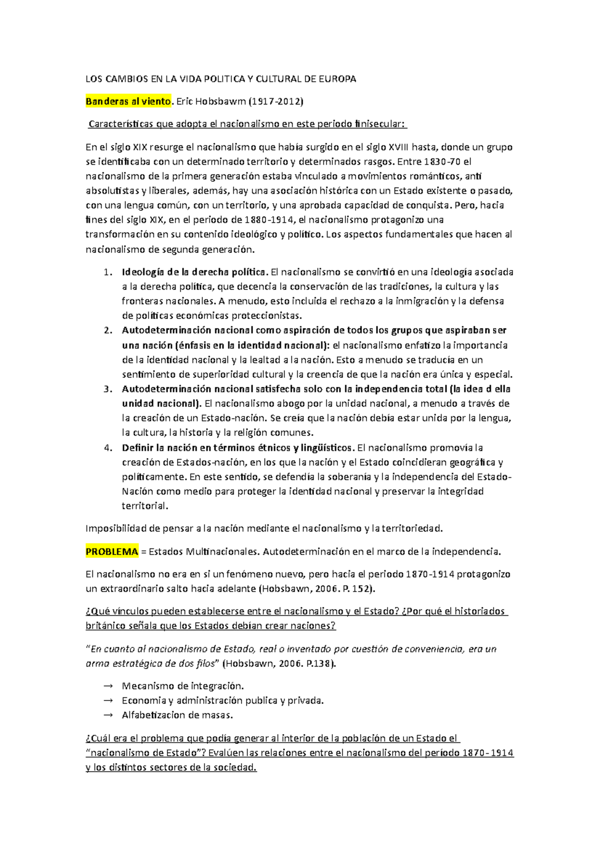 Clase practica de banderas al viento - LOS CAMBIOS EN LA VIDA POLITICA ...