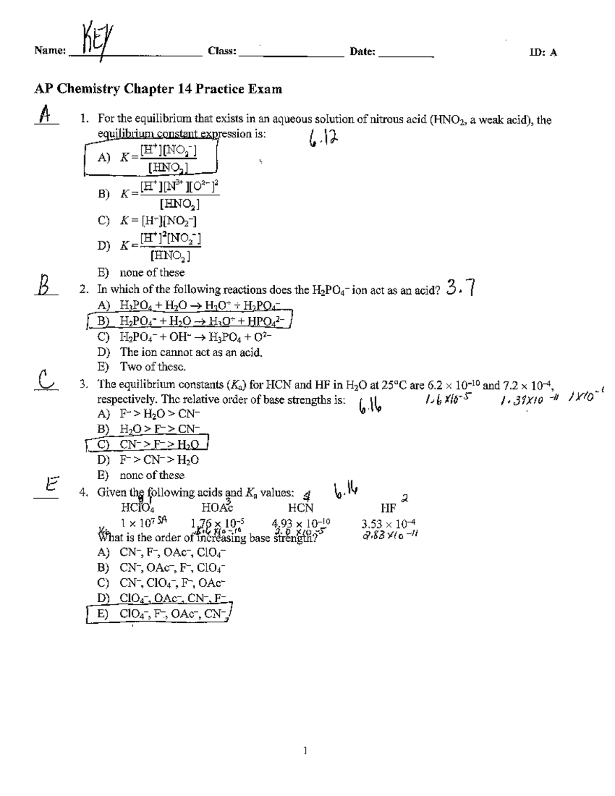 Chemistry Answer key - Chemistry of natural products - Studocu