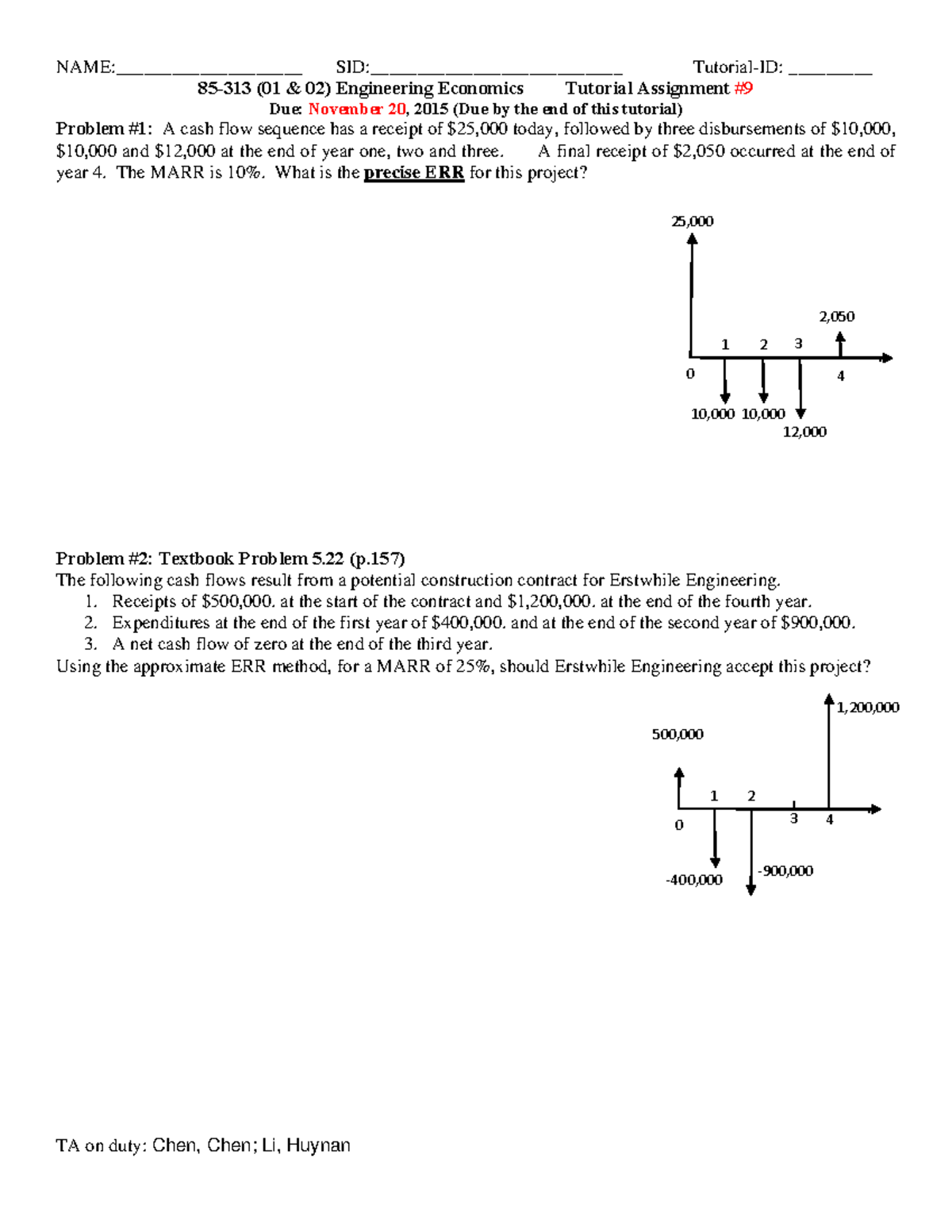 Tutorial-9-Nov20 - Lecture Notes - NAME:____________________ SID