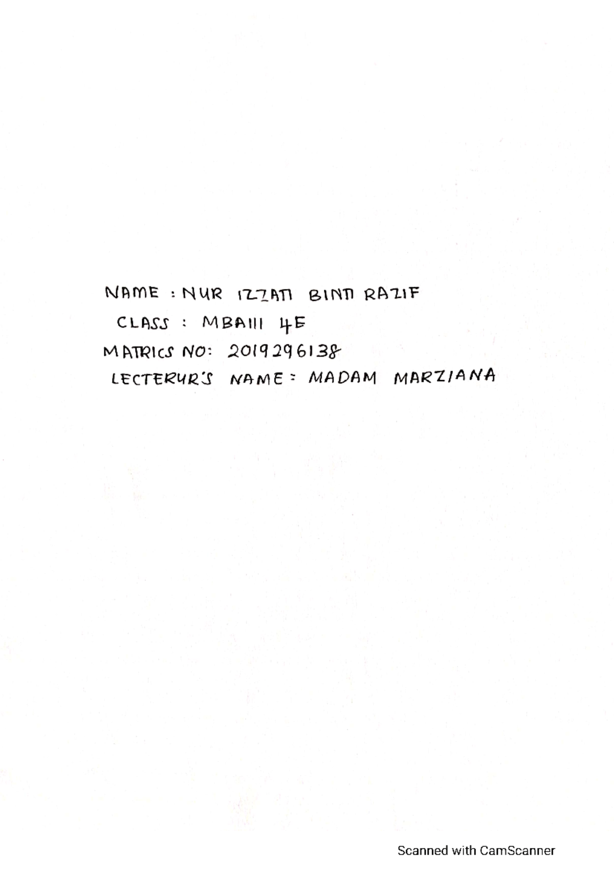 LAW299 Final Nurizzatibtrazif 2019 296138 MBA1114E - Business Law ...