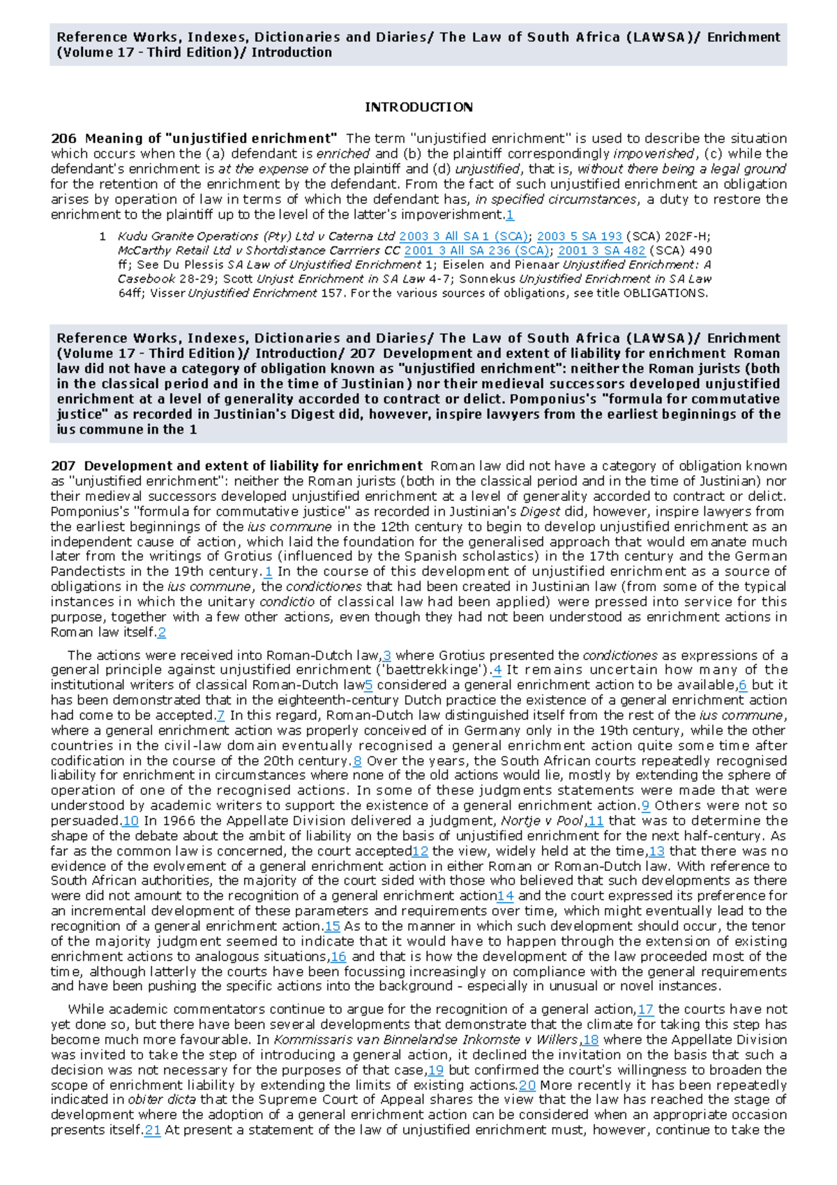 PVR combined docs - Academic material to help study, covers estoppel ...