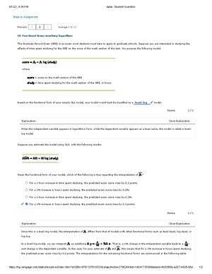 Mindtap assignment - chapter 1 to 7 - 6/1/22, 9:37 PM Aplia: Student ...