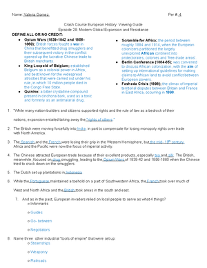 Context and Thesis Napoleon DBQ - Evaluate whether resistance to ...