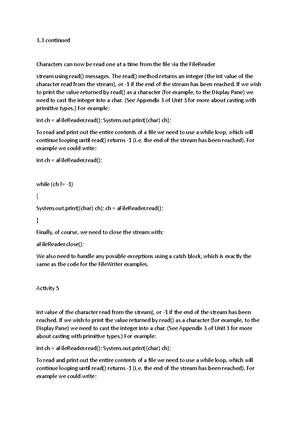 Unit 9 - 3.3 continued part 4, 4 - 3 continued part 4 6 The static ...