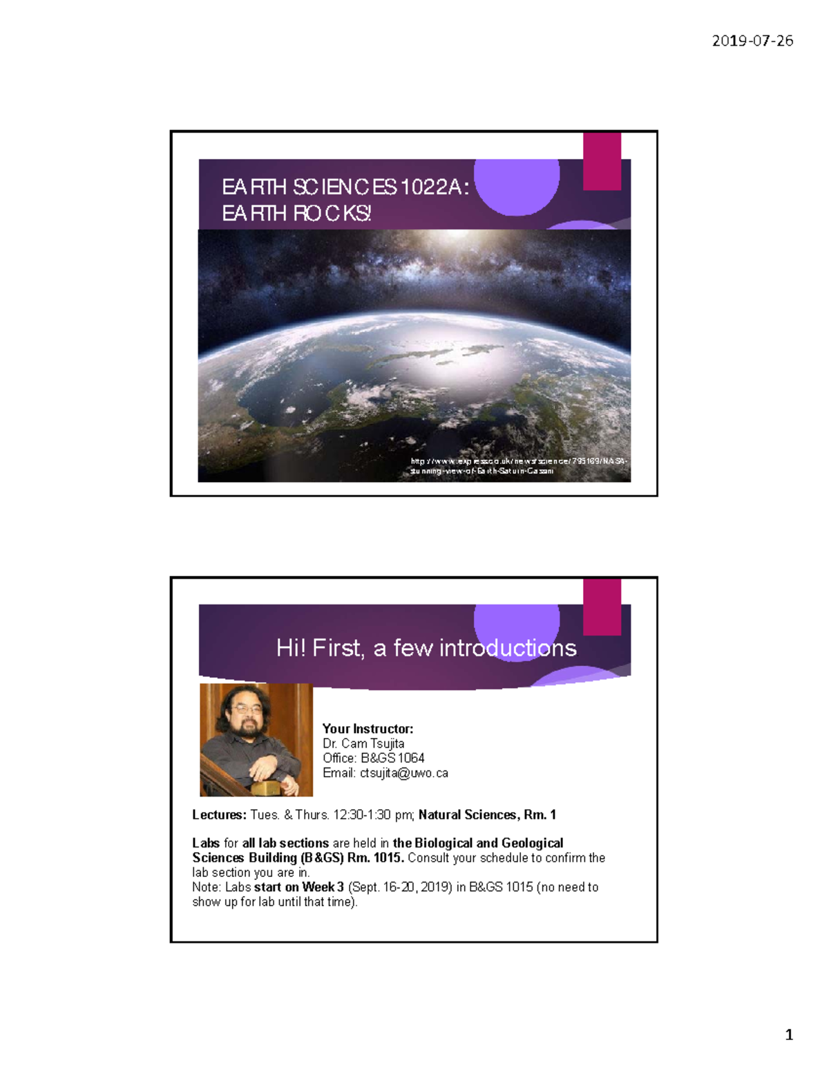 ES 1022 A W1Th Introwebpdf - EARTH SC IENC ES 1022A: EARTH RO C KS ...