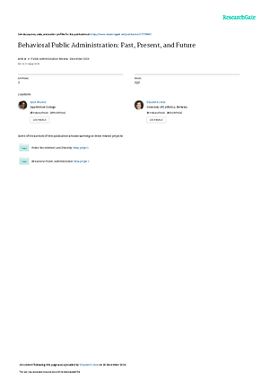 Greetings from the world of effective public service - In order for you ...