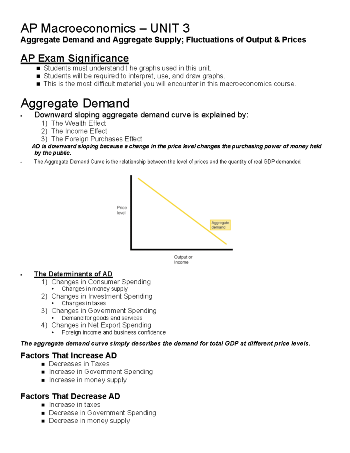 Unit3apmacronotes - Helpful for reviewing for unit exam - AP ...