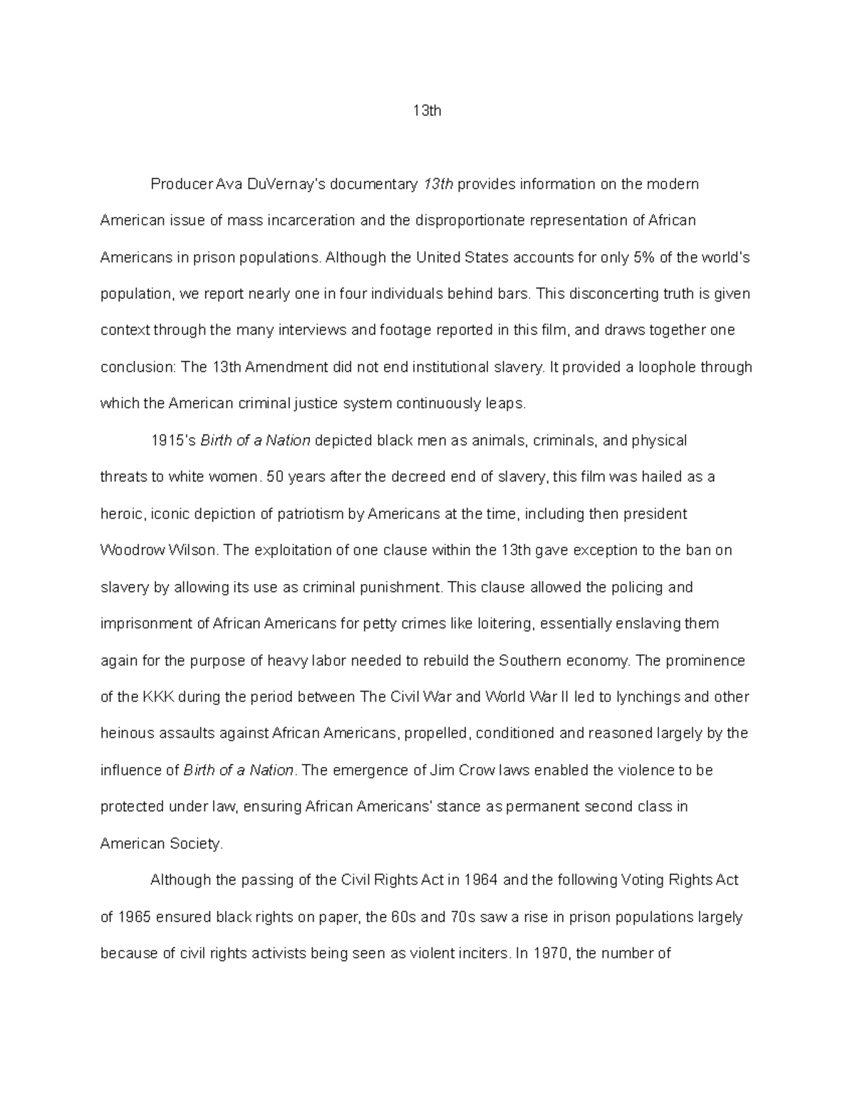 13th - 13th by producer ava duvernay - 13th Producer Ava DuVernay’s ...